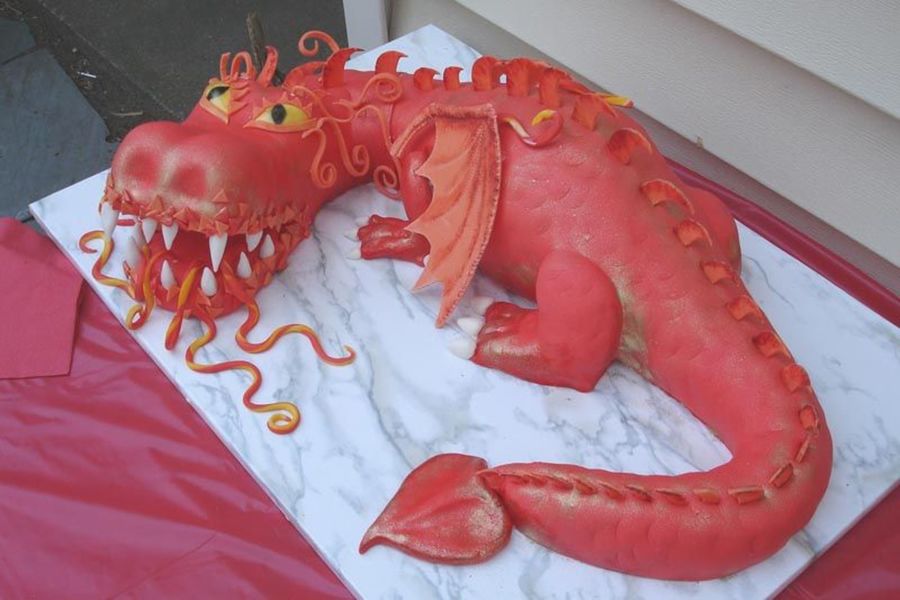 Red Dragon Cake - CakeCentral.com