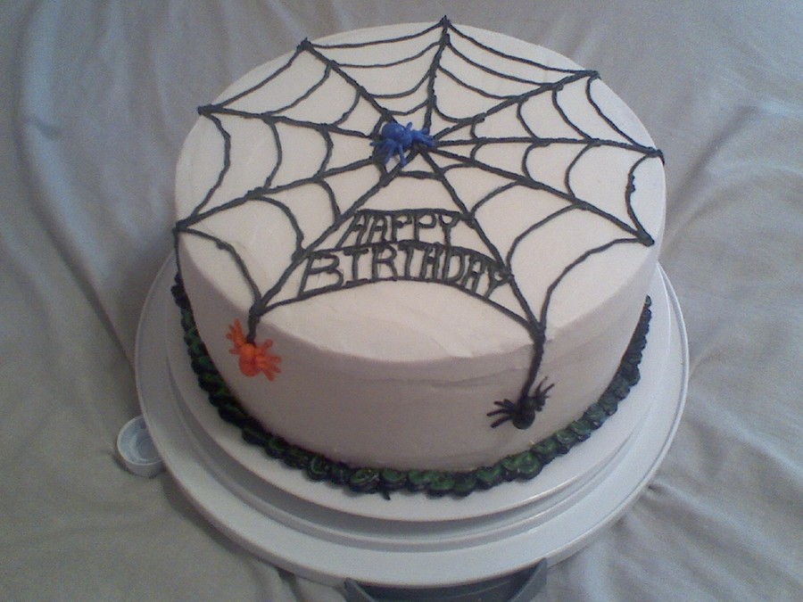Spider Web Cake - CakeCentral.com
