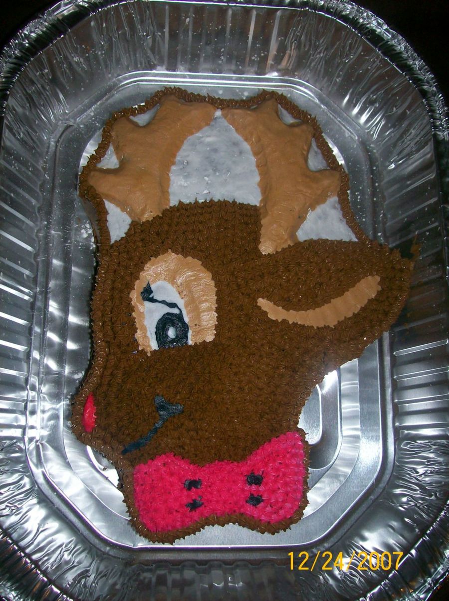 Rudolph Cake - CakeCentral.com