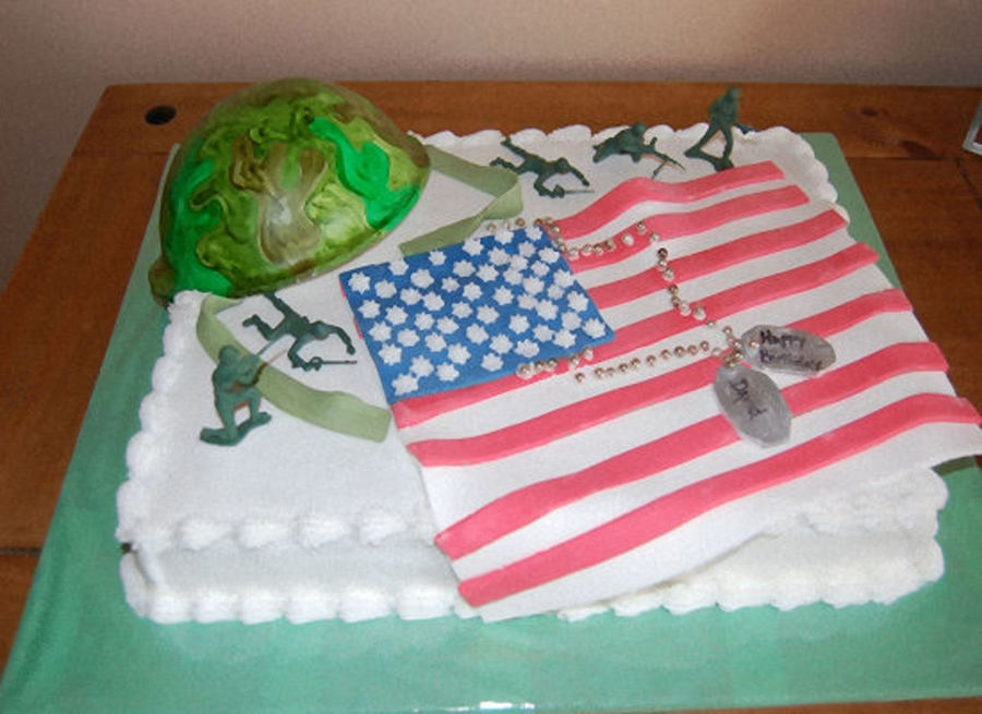 Army Theme Cake - CakeCentral.com