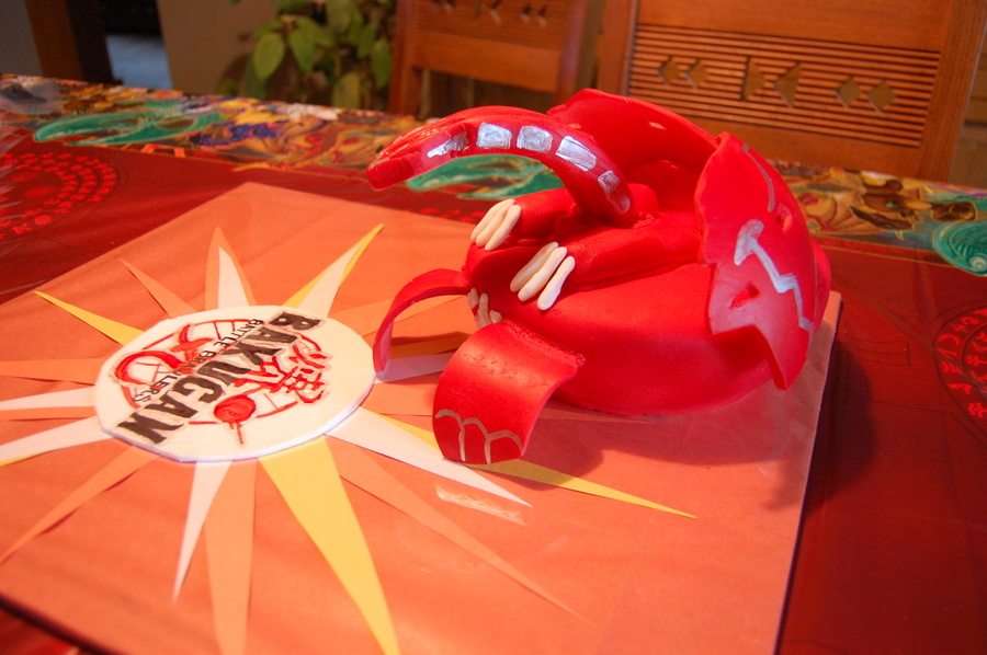 Bakugan Birthday Surprise Cake - CakeCentral.com