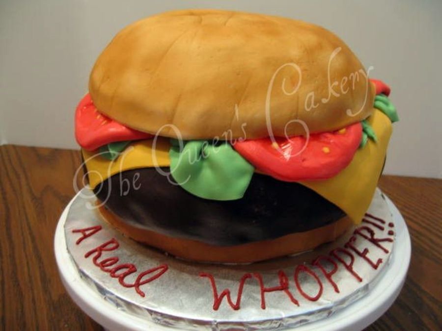 Cheeseburger Cake - CakeCentral.com
