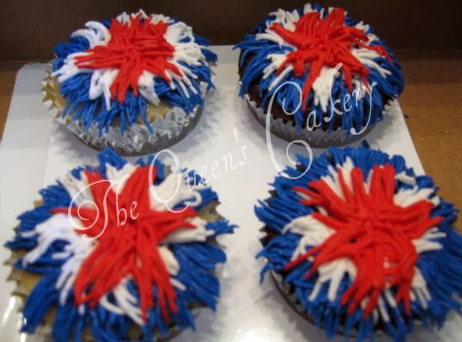 Fireworks Cupcakes - CakeCentral.com