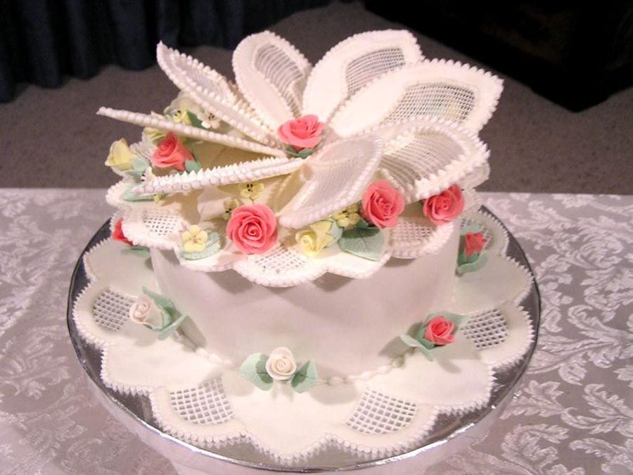 Floral Anniversary - CakeCentral.com