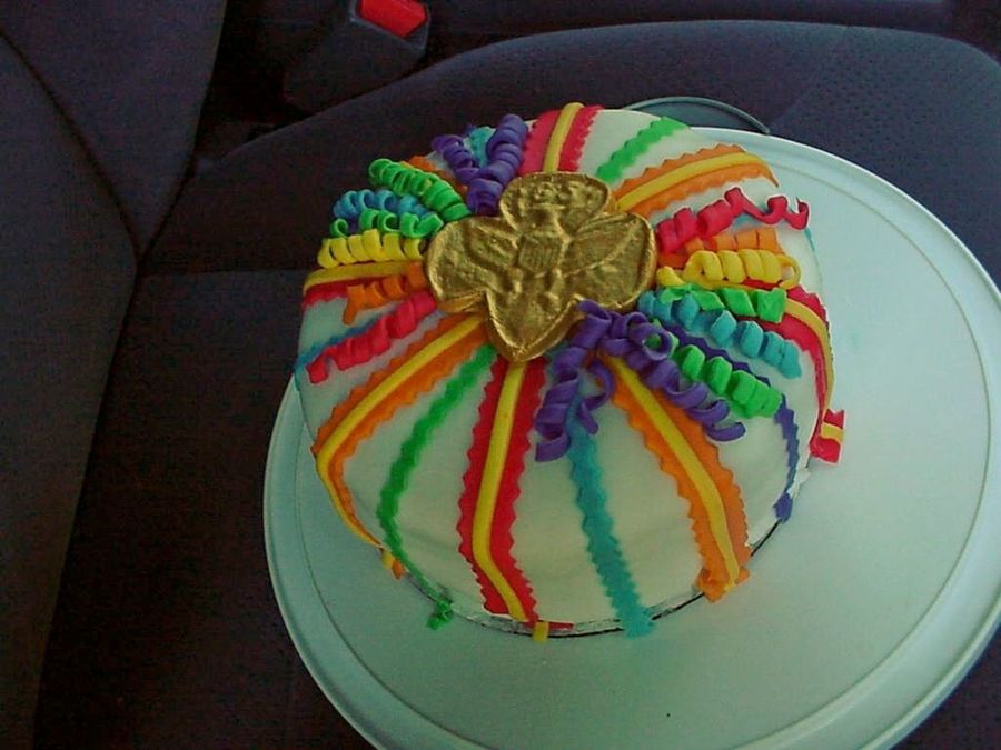 Cake For Gs Junior/cadette Bridging Ceremony - CakeCentral.com