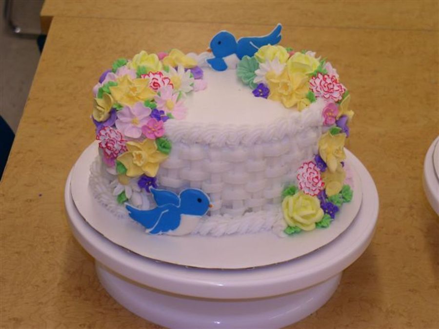 Wilton Course Ii Final Cake - CakeCentral.com