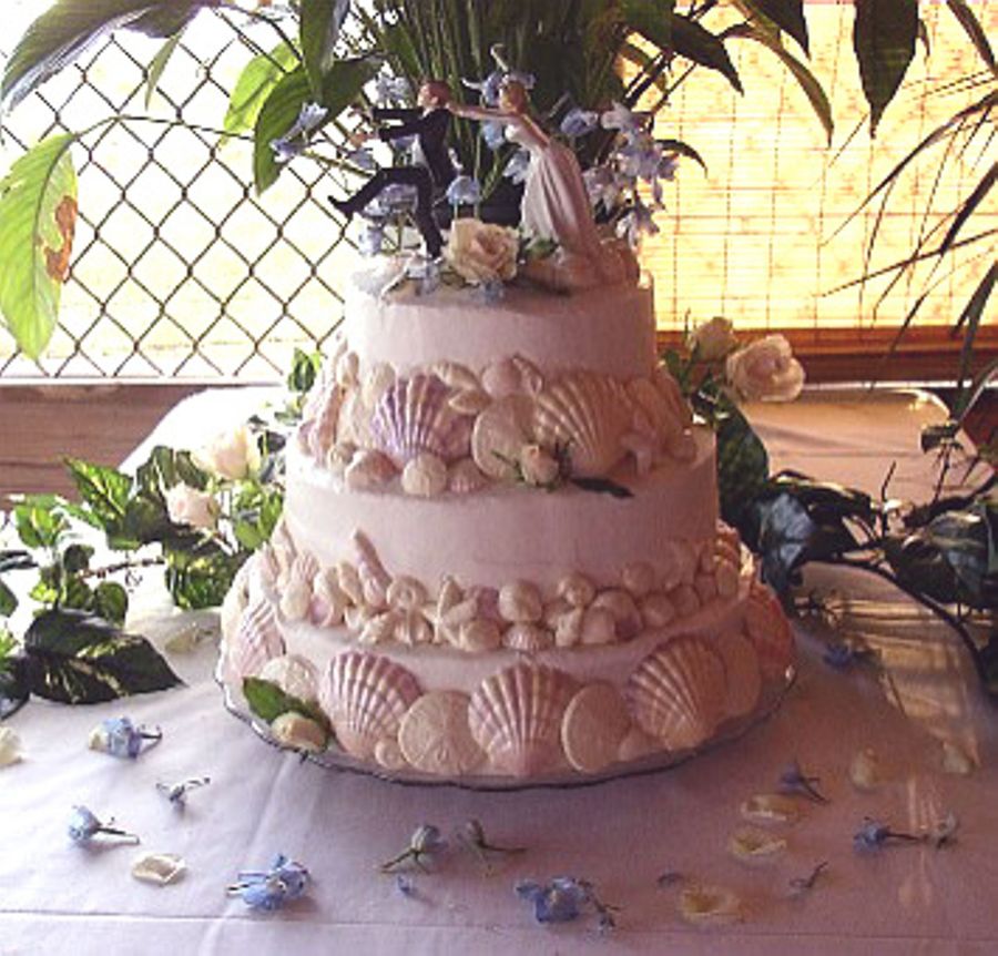 Seashore Wedding - CakeCentral.com