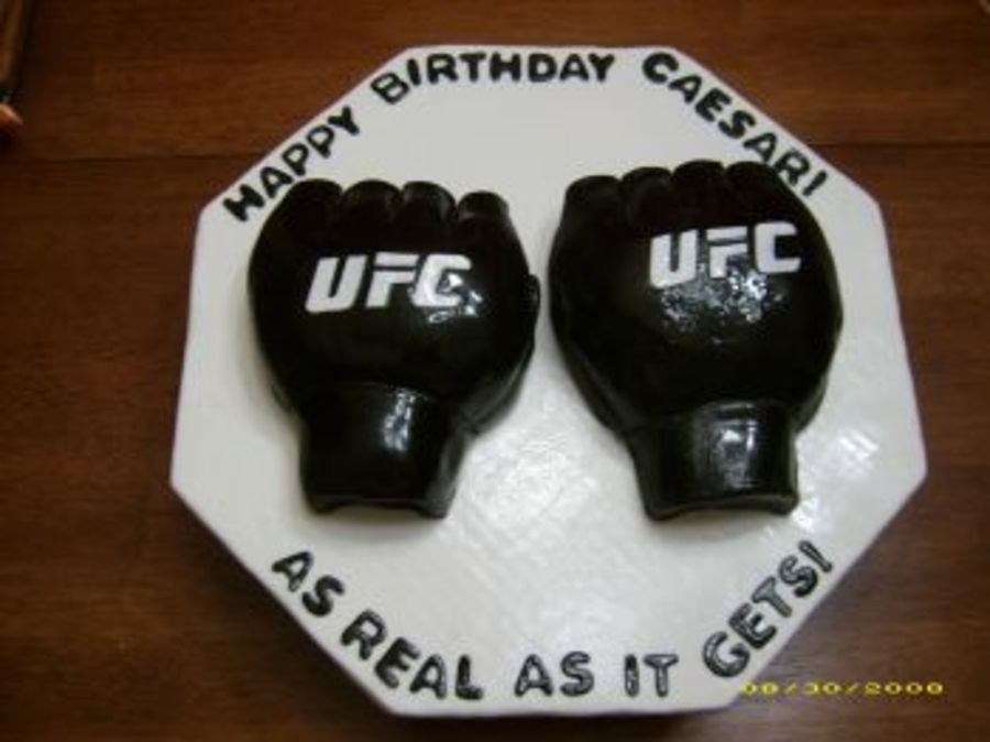 Ufc Birthday Cake - CakeCentral.com