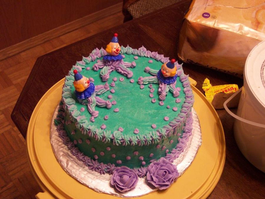 Clown Cake For Class!!!!! - CakeCentral.com