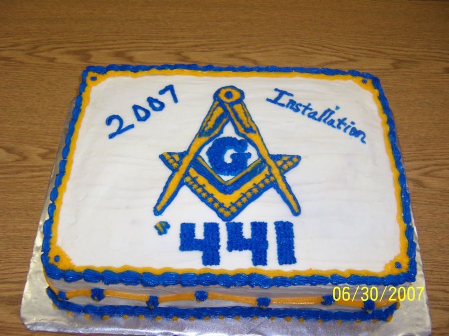 Masonic Cake - CakeCentral.com