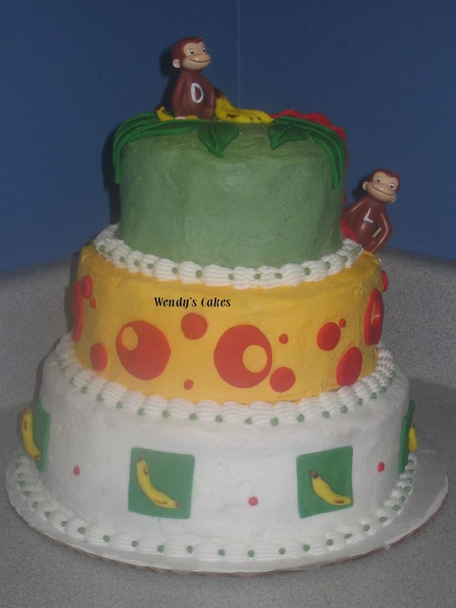 Curious George Cake - CakeCentral.com