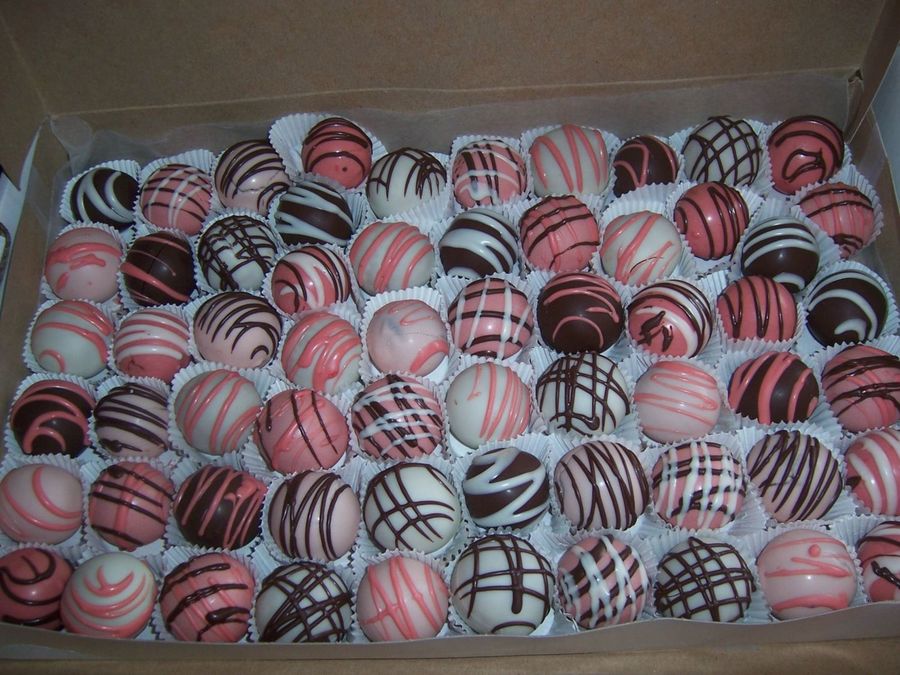 Bridal Shower Cake Balls - CakeCentral.com