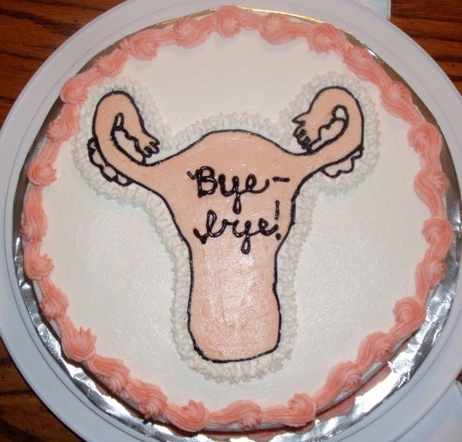 Hysterectomy Cake - CakeCentral.com