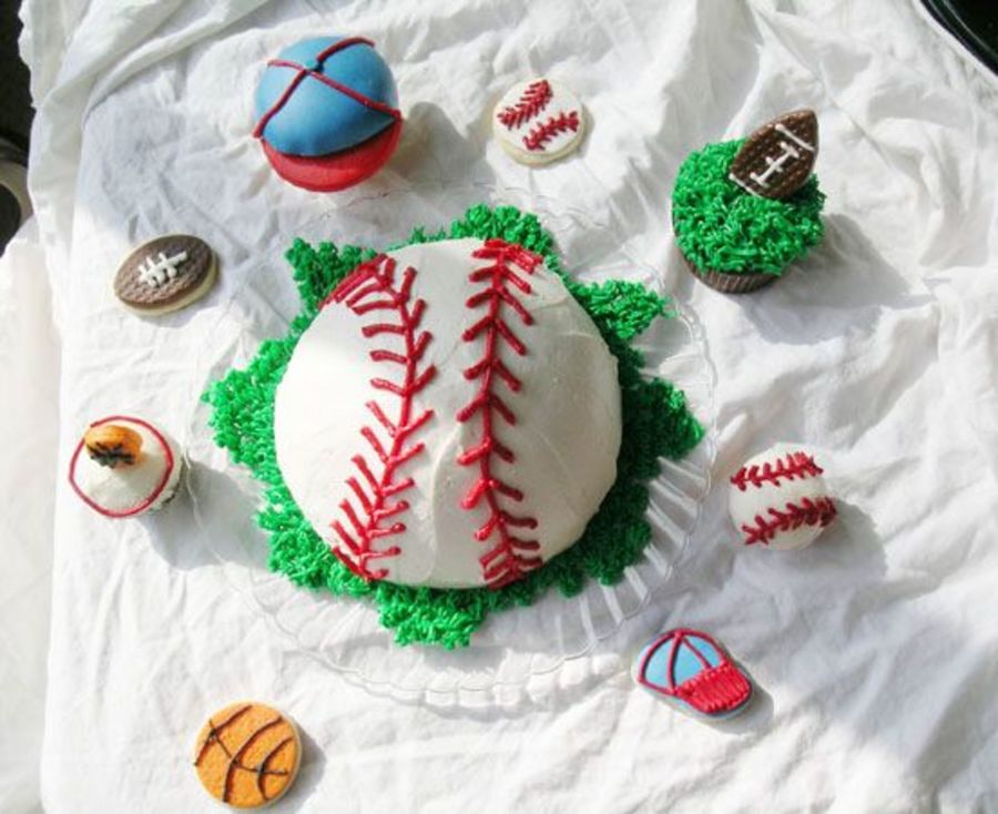 Baseball Smash Cake! - CakeCentral.com