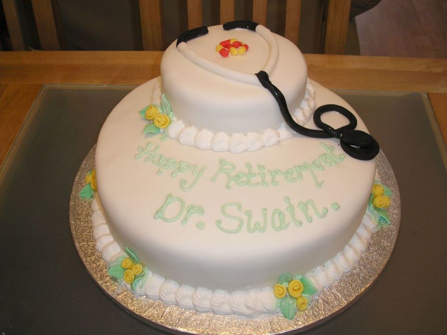 Doctors Retirement Cake - CakeCentral.com