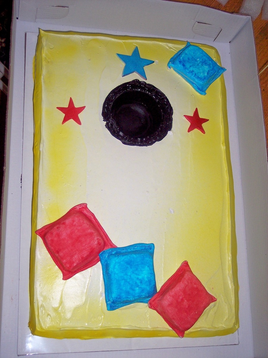 Cornhole Cake - CakeCentral.com
