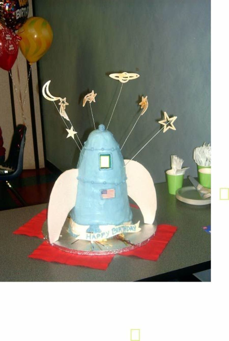 Rocket Ship - CakeCentral.com