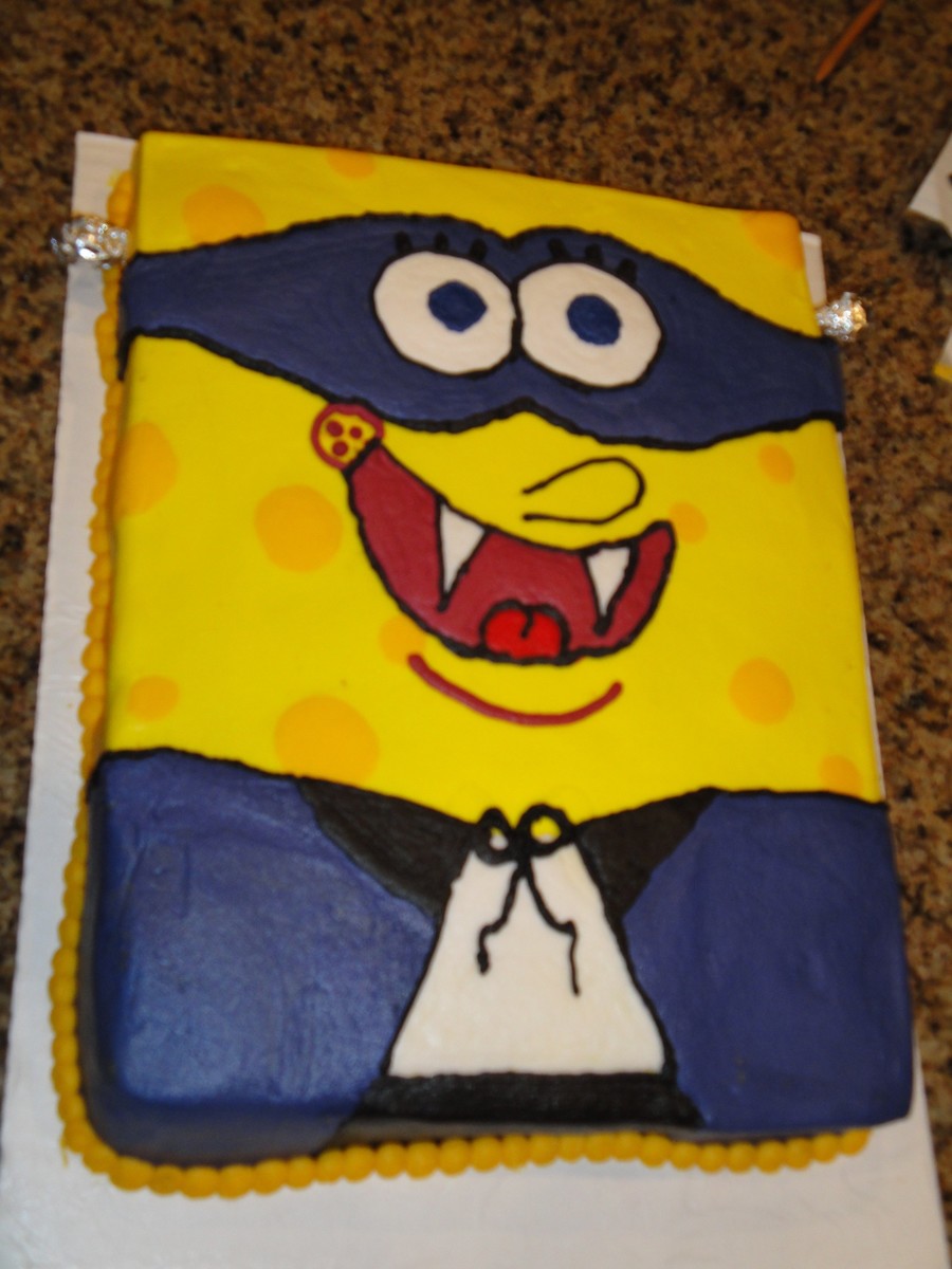 Sponge Bob Vampire - CakeCentral.com