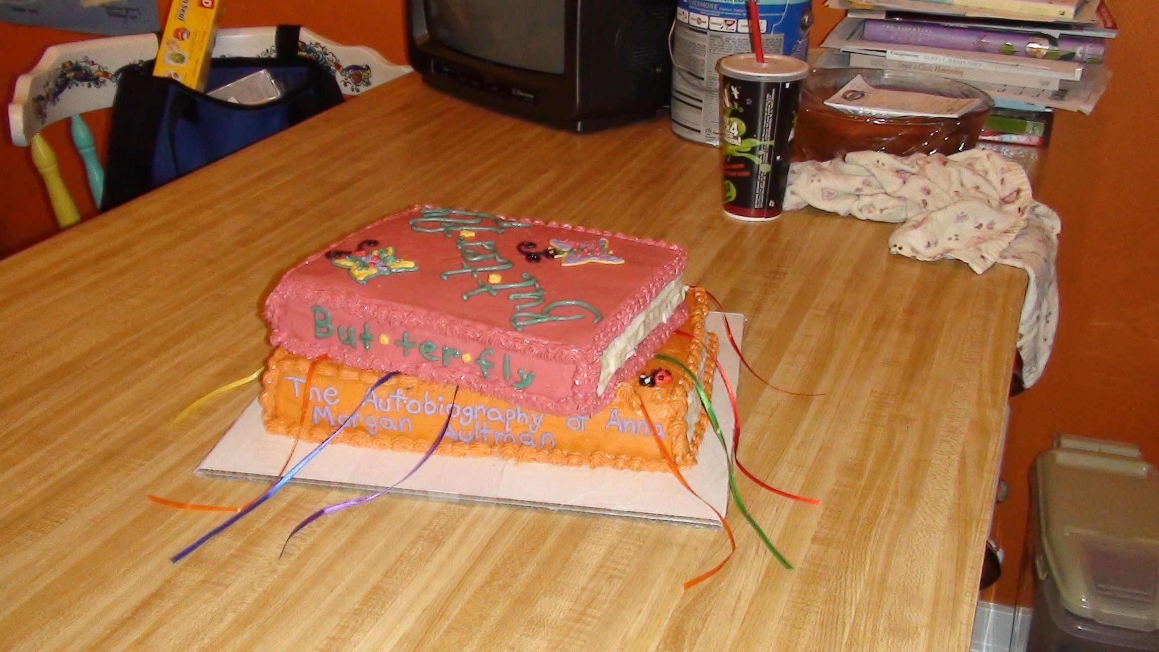 Brightly Colored Books - CakeCentral.com