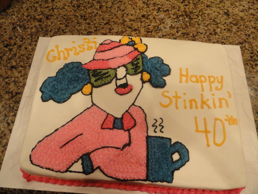 Happy 40Th! - CakeCentral.com