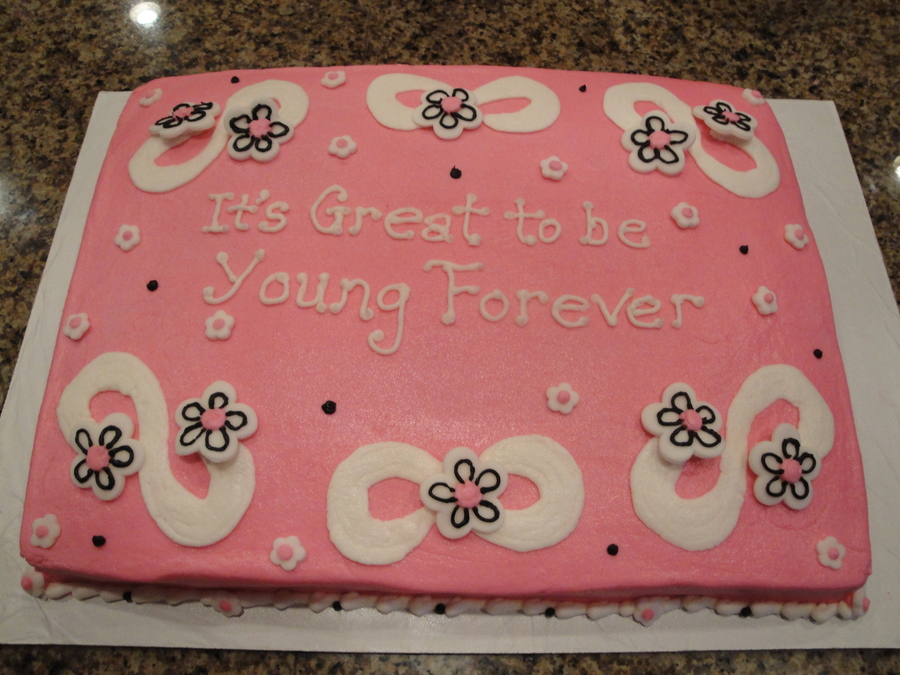 Young Forever - CakeCentral.com