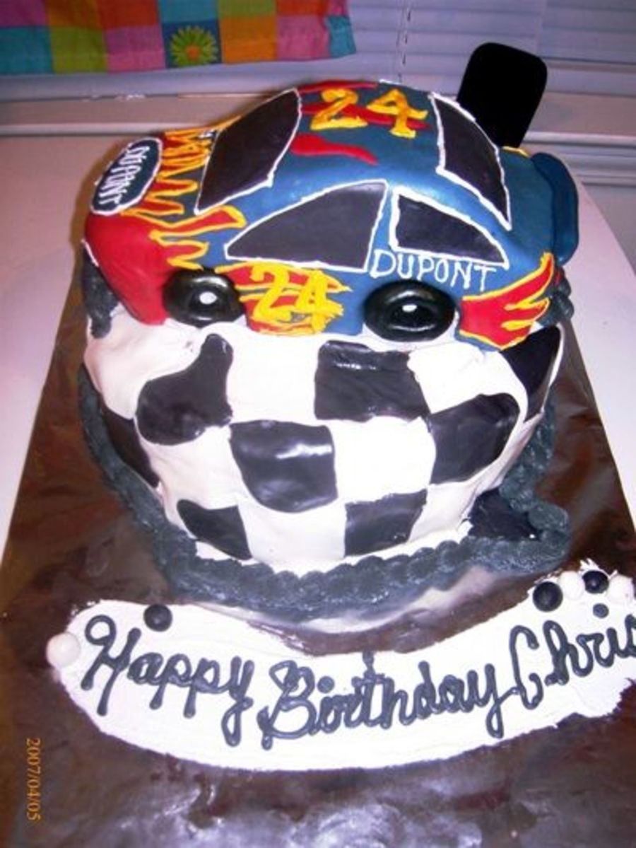 Jeff Gordon Cake - CakeCentral.com