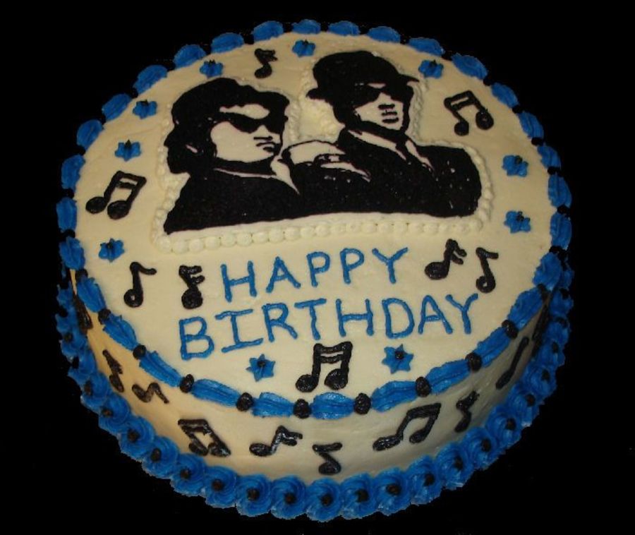 Blues Brothers Birthday Cake - First Fbct - CakeCentral.com