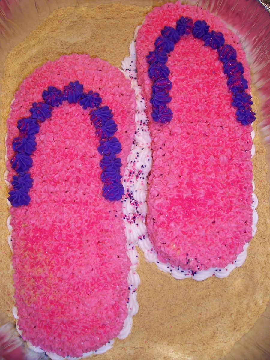 Flip-Flop Cake - CakeCentral.com