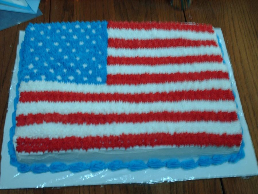 American Flag - CakeCentral.com