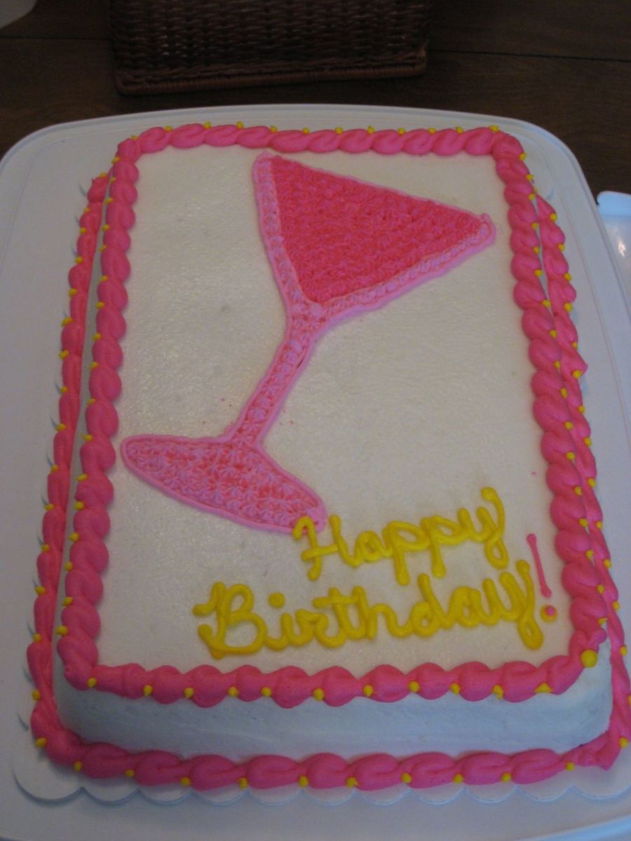 Cosmo Cake - CakeCentral.com