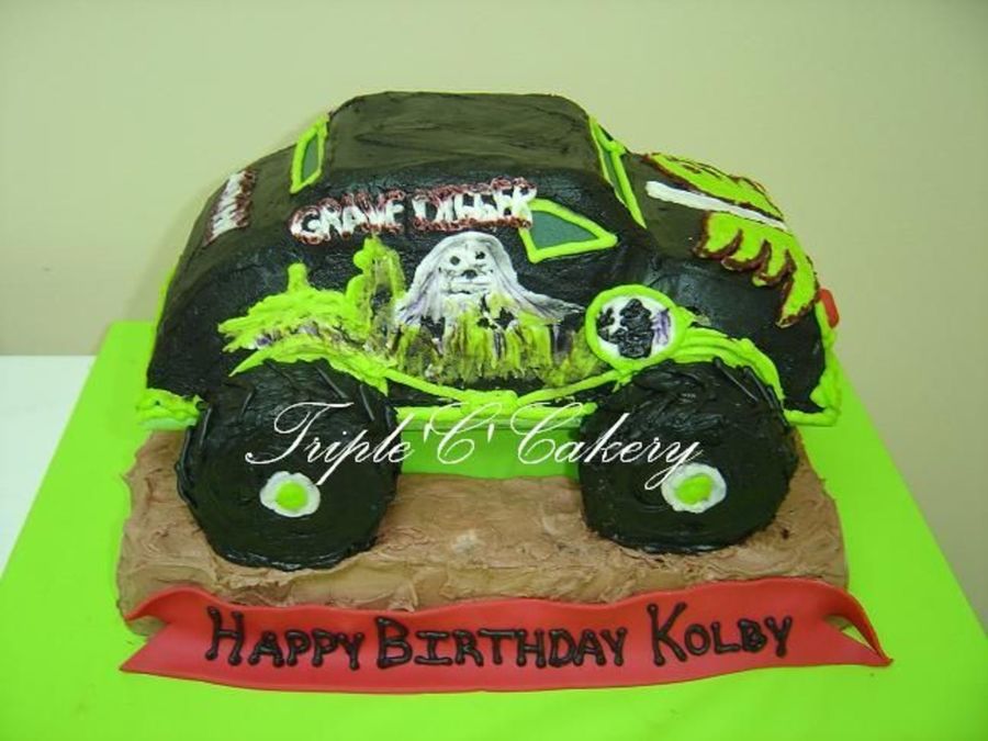 Grave Digger - CakeCentral.com