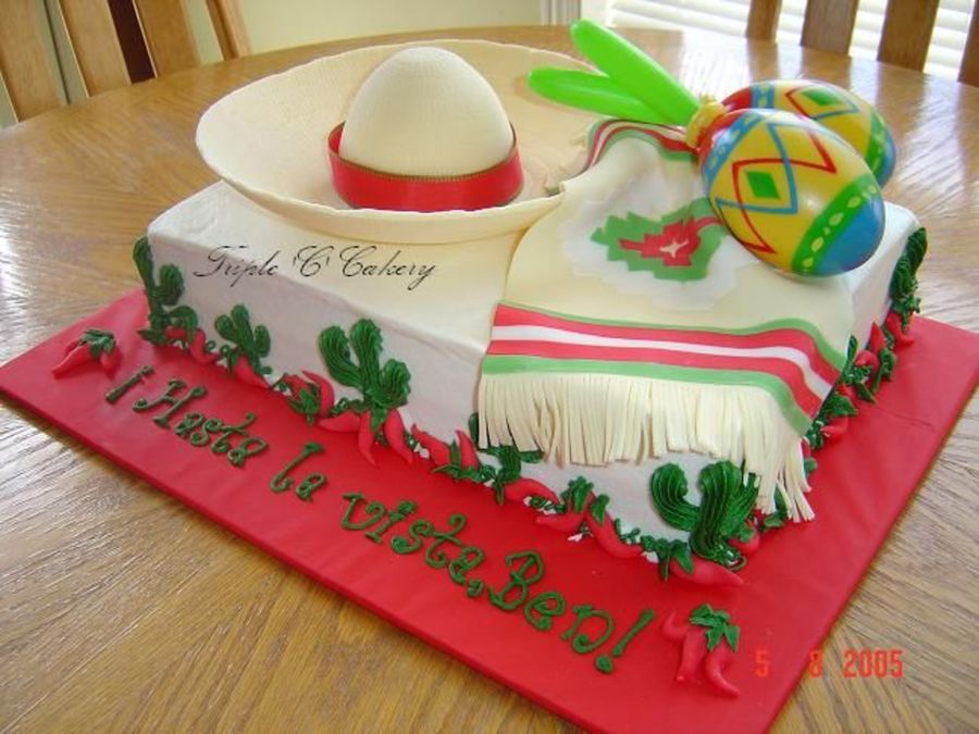 Mexican Party Cake - CakeCentral.com