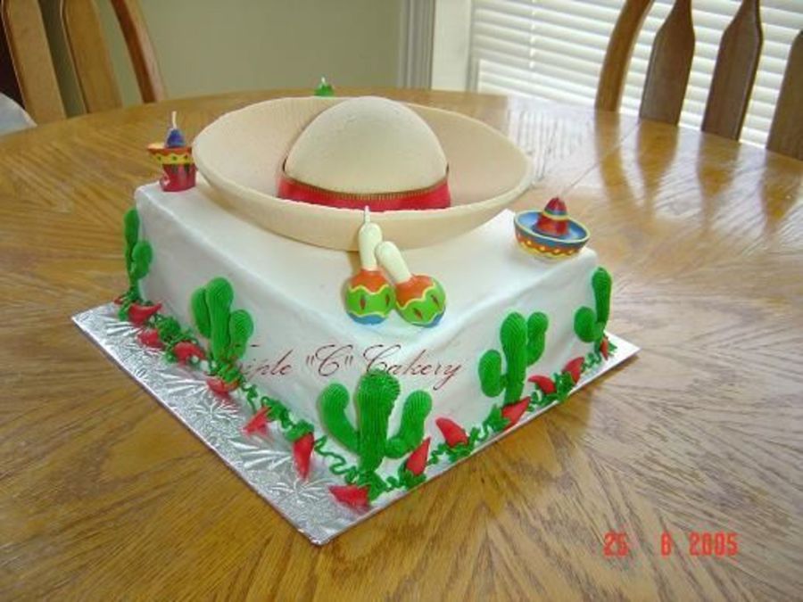 Sombrero Cake - CakeCentral.com