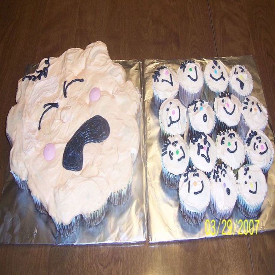 Crying Baby Cupcakes - CakeCentral.com