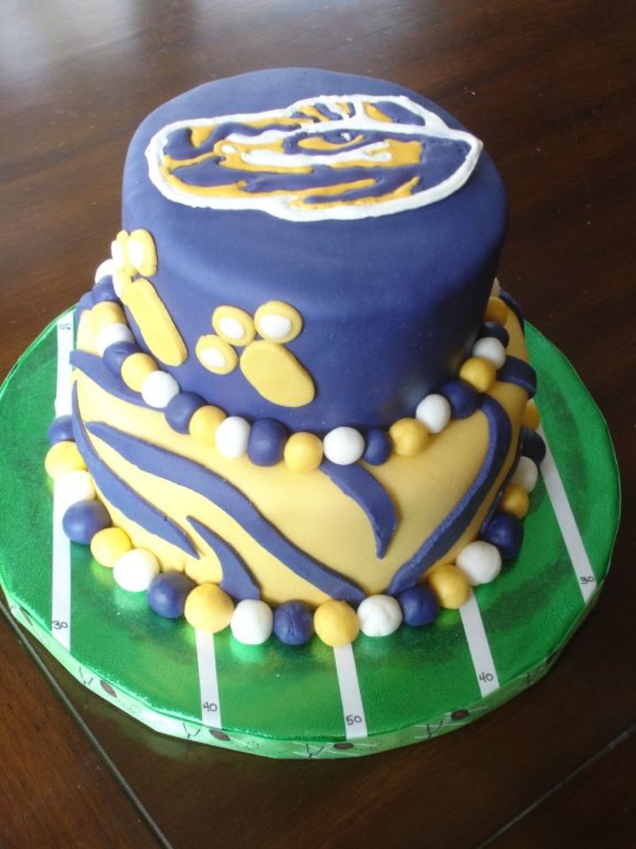 Lsu Birthday Cake - CakeCentral.com