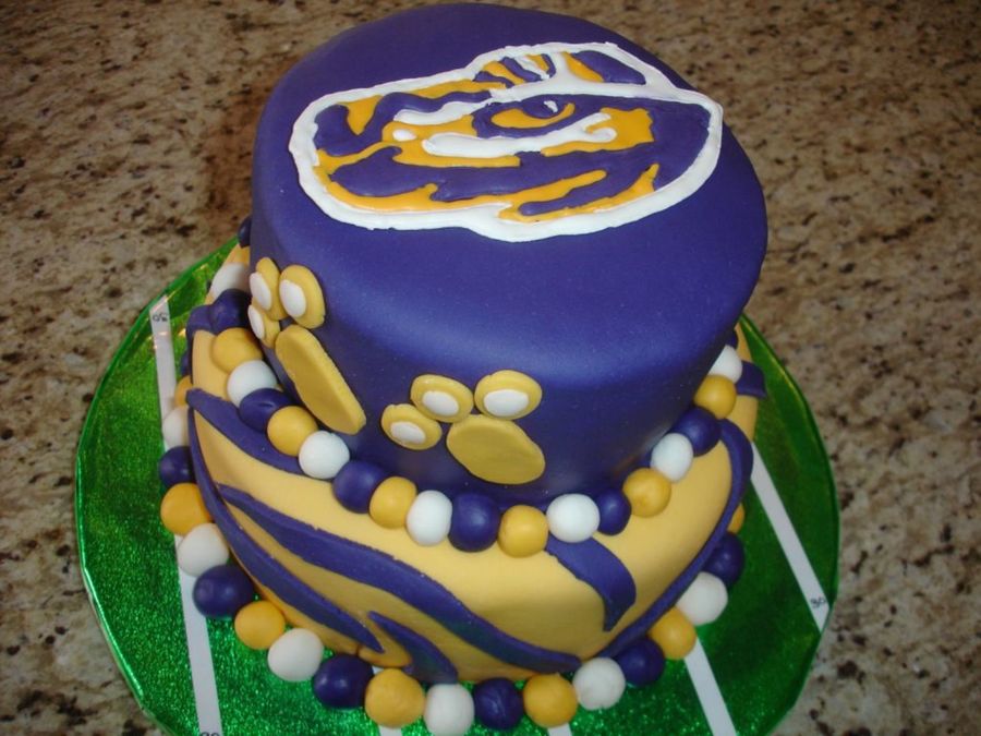 Lsu Birthday Cake - CakeCentral.com