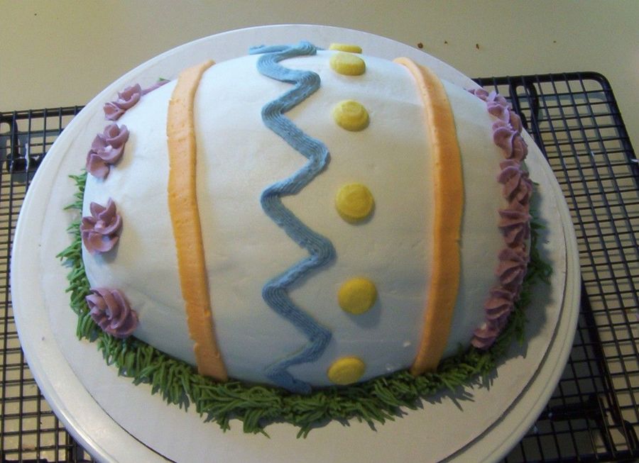 Easter Egg Cake - CakeCentral.com