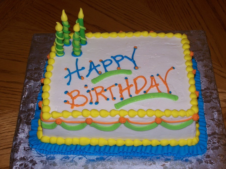 Generic Birthday Cake - CakeCentral.com