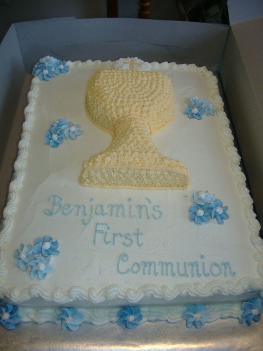 First Communion Cake - CakeCentral.com