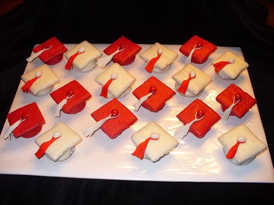 18 Chocolate Covered Graduation Caps - CakeCentral.com
