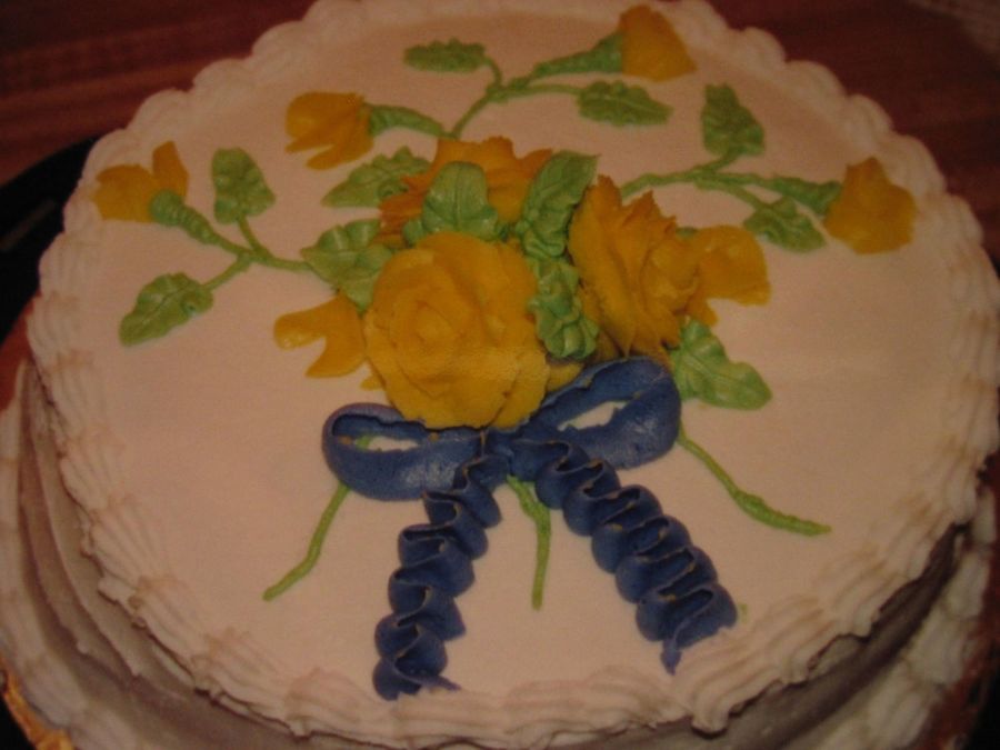 Wilton Course 1 Cake - CakeCentral.com