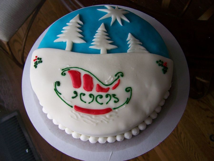Santa Sleigh - CakeCentral.com