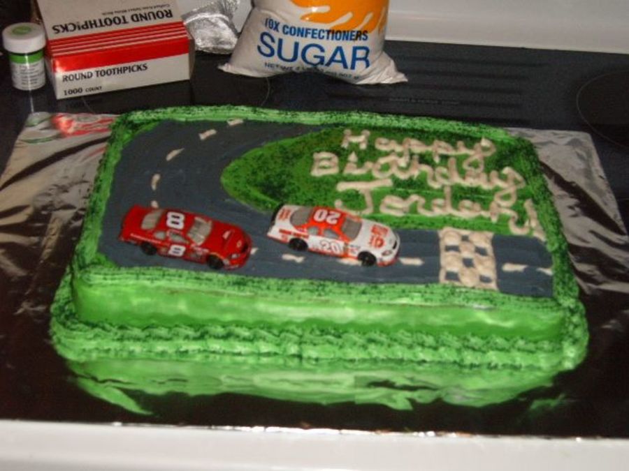 Nascar Cake - CakeCentral.com