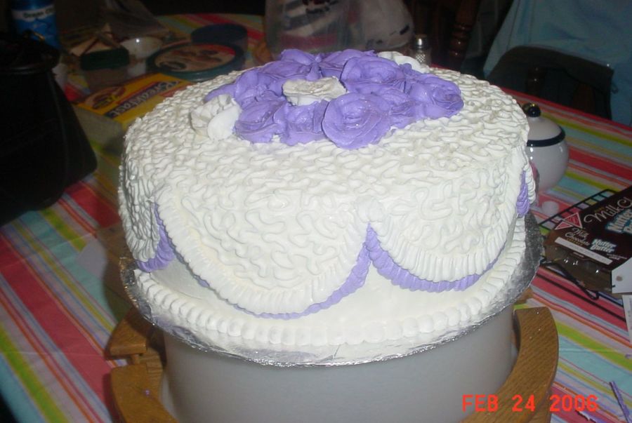 Practice Wedding Cake - CakeCentral.com