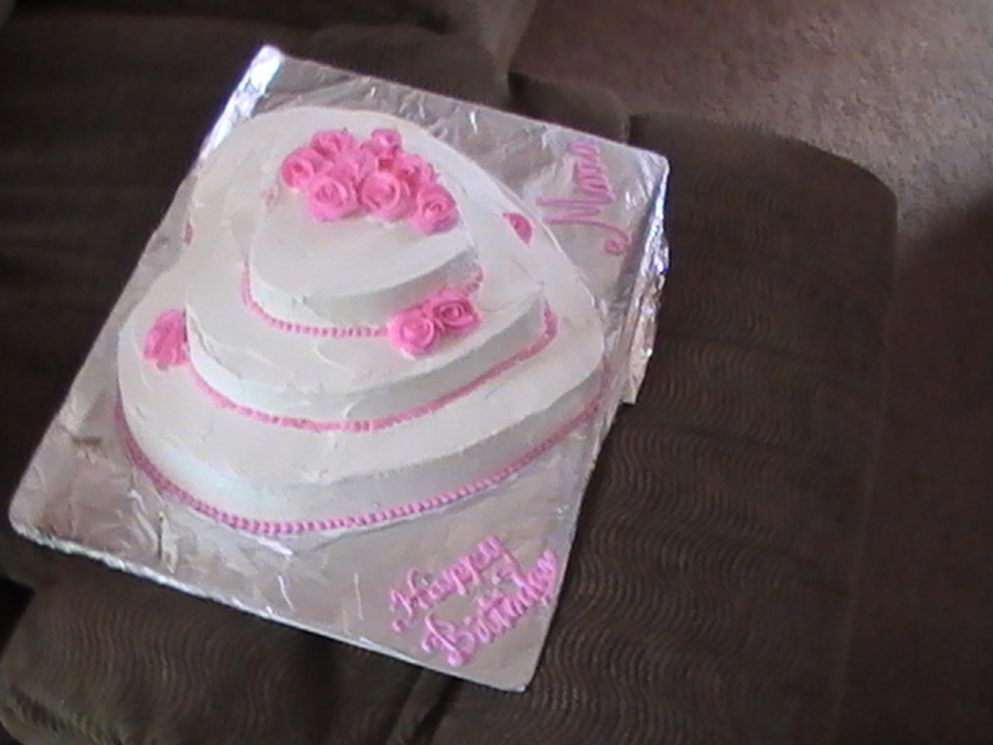 3 Layer Birthday Cake - CakeCentral.com