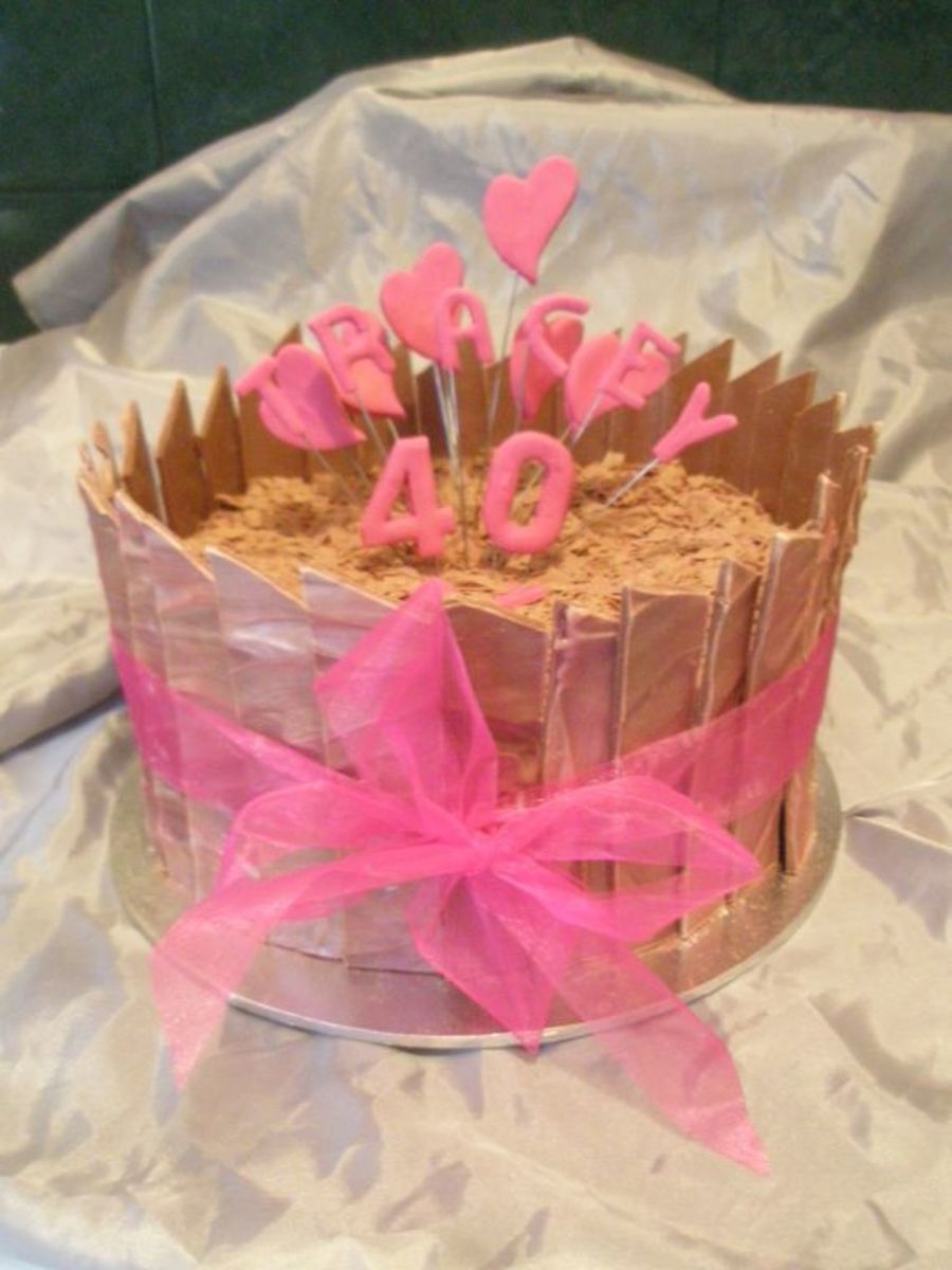 Tracey's 40Th - CakeCentral.com