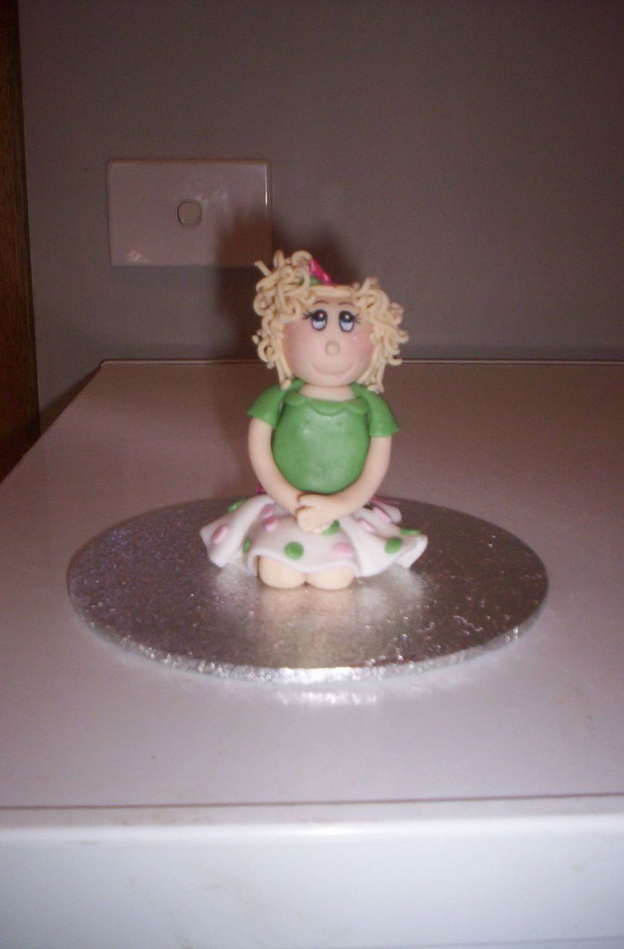 Cake Topper Little Girl Figurine at Adela Sapp blog
