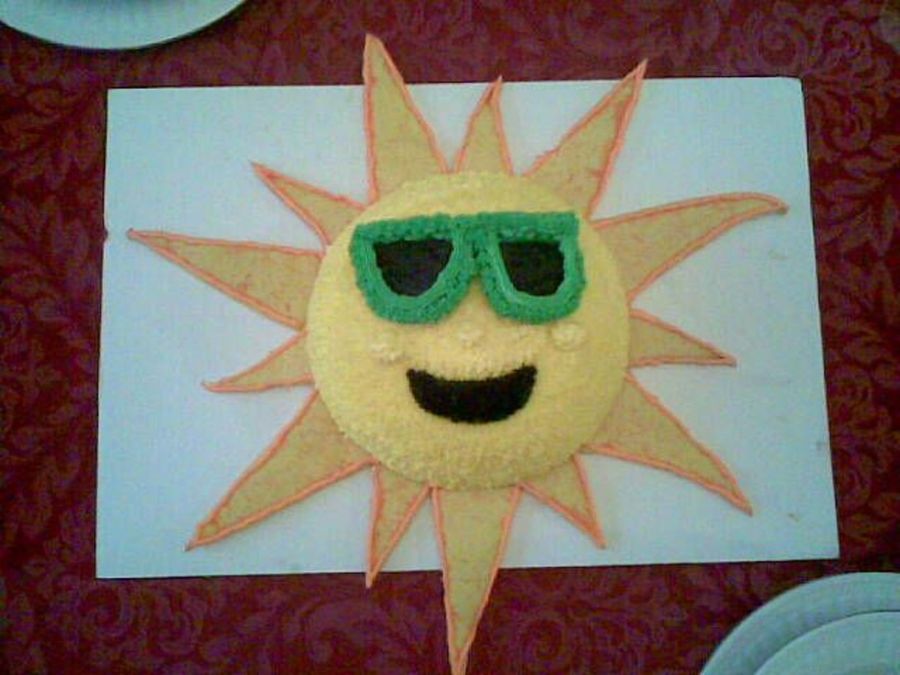 Sun Cake - CakeCentral.com