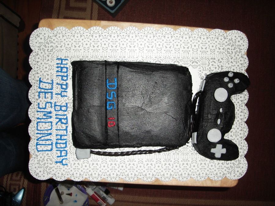First Attempt At Sony Ps2 Cake - CakeCentral.com