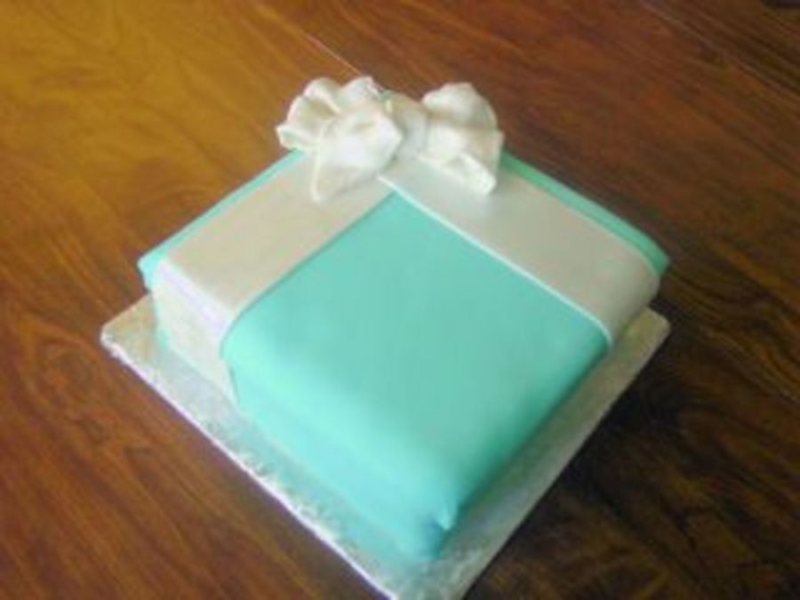 Blue Box Cake - CakeCentral.com